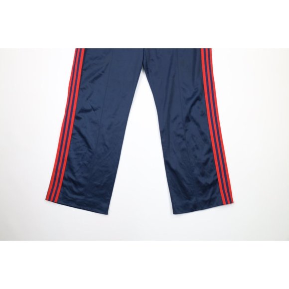 adidas | Pants | Vintage 8s Adidas Large Distressed Striped Wide Leg ...